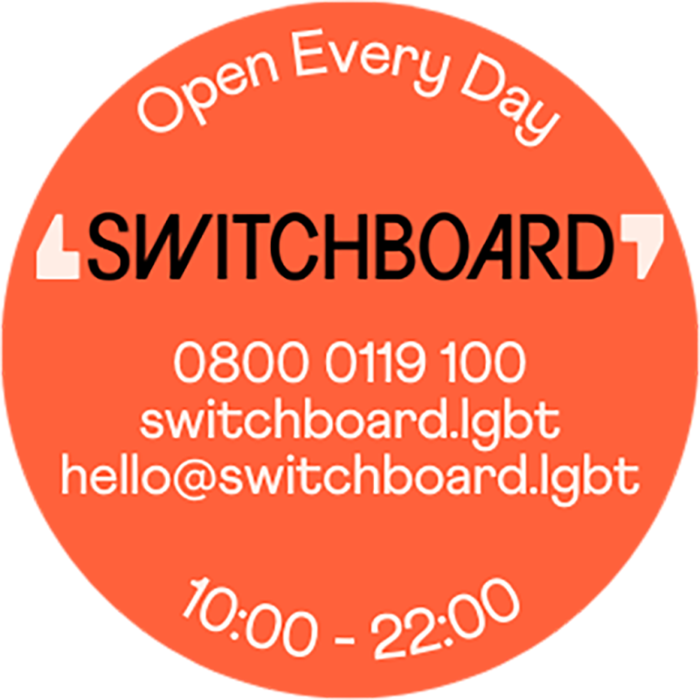 Brighton & Hove LGBT Switchboard – Listen, Support & Inform